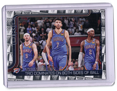 2025-26 Topps -Shai Gilgeous-Alexander, Chet Holmgren, Alex Caruso #28 ...