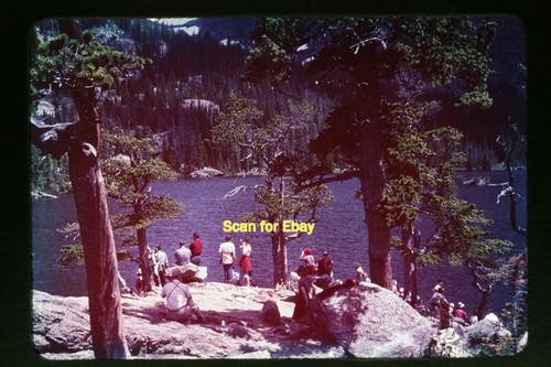 Loch Vale, Rocky Mountain Park, Colorado in 1951, Ansco Color Slide aa ...