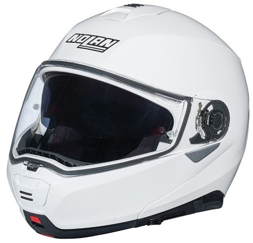 CAN AM NOLAN N100-5 MODULAR HELMET XL ANTI FOG UV SHIELD WHITE ...
