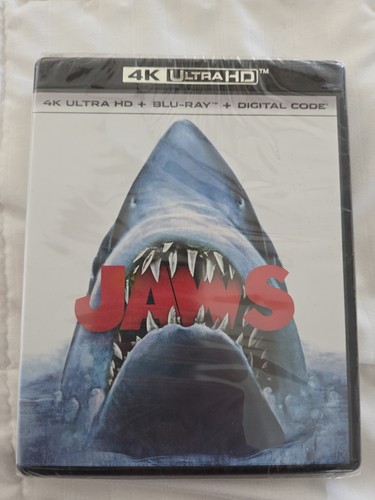 Jaws [New 4K UHD Blu-ray] With Blu-Ray, 4K Mastering Factory Sealed ...