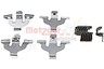 METZGER Disc Brake Pads Accessory Kit For AUDI A4 MERCEDES C205 13-19 ...
