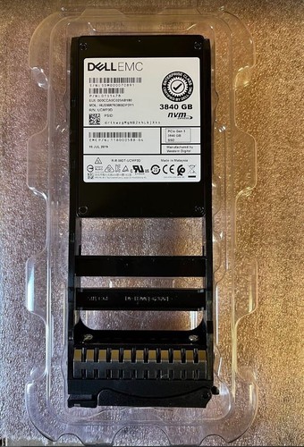 NEW 005052504 Dell EMC NVM Gen 3 Powermax 2.5” 3.84TB SSD ...