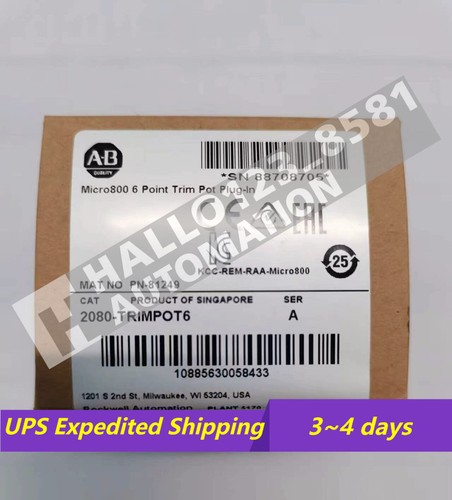 Micro800 6 Point Plug-In Module 2080-TRIMPOT6 UPS Shipping | eBay