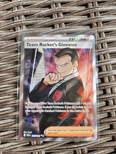 Pokemon Team Rockets Giovanni 225/182 Destined Rivals English Pack ...