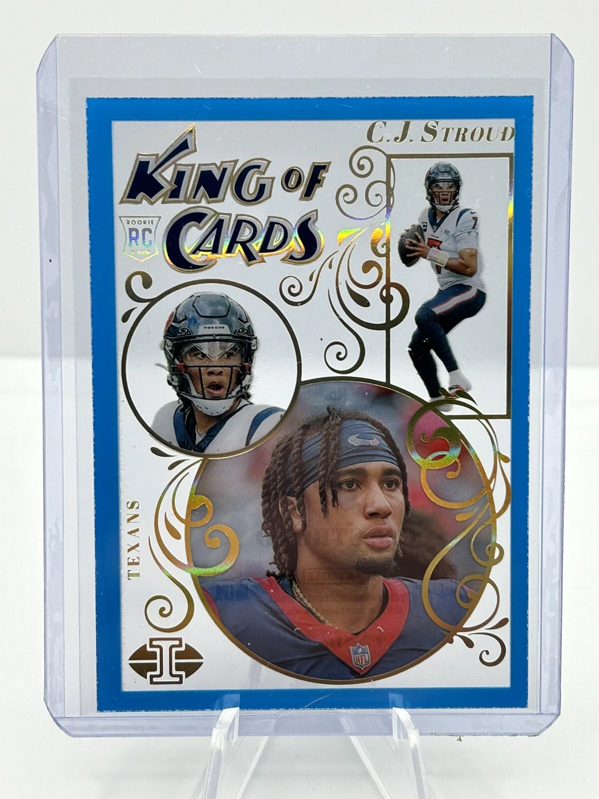 CJ Stroud 2023 Illusions #17 King of Cards - Light Blue /299 Price ...