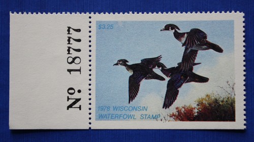 U.S. (WI01) 1978 Wisconsin State Duck Stamp (MNH) First of State PNS | eBay