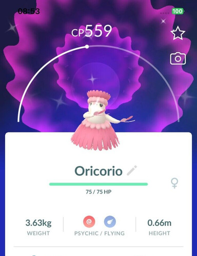 Shiny Pa’u Pau Style Oricorio - TRADE 1 Mil stardust - Read Description ...
