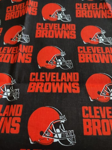 42" Wide X 38" High Cleveland Browns Cotton Fabric | eBay