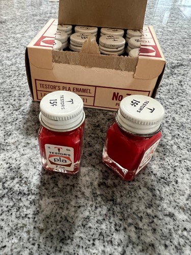 Testors pla enamel new vintage. Pink #7 color paint | eBay