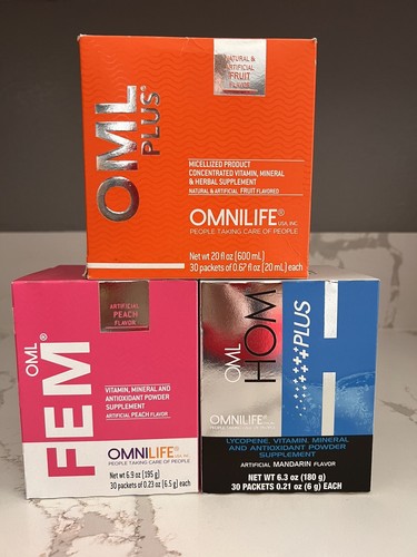 OML Plus , OML Fem And HOM Plus 30 Sachets Each Box. | eBay