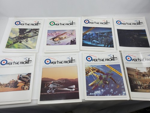 Lot of 8 Over The Front Magazines 1993 1991 Aviation History WWI War ...