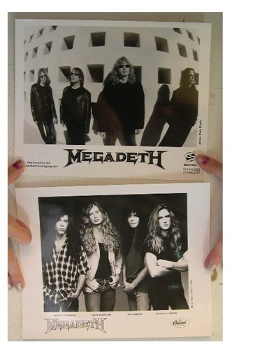 Megadeth Press Kit and 2 Photos Countdown To Extinction | eBay