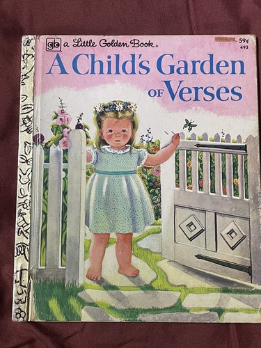 a Little Golden Book, #493, "A Child's Garden Of Versus" by Stevenson ...
