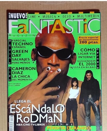 Dennis Rodman Cover Original Spanish Magazine Collectible Spain | eBay