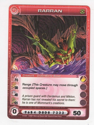 Chaotic Underworld Rarran Mid Energy Common | eBay