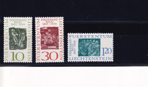 Liechtenstein MNH ** 390-2 Ferdinand Nigg | eBay