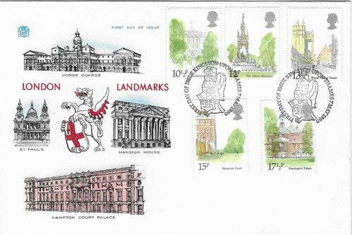 Stuart Comm/FDC - London Landmarks - Kingston upon Thames - 1980 (ST29 ...