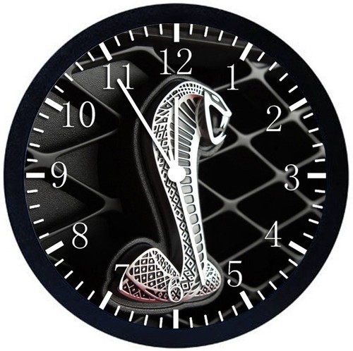 Mustang Cobra GT Shelby Black Frame Wall Clock Nice For Decor or Gifts ...