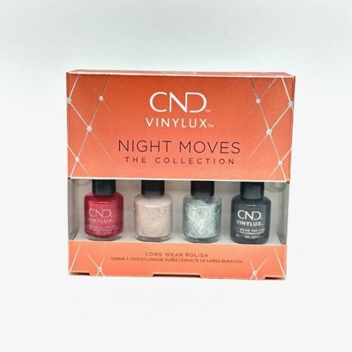 CND Vinylux - Night Moves Collection - Mini 4 Pack - 0.125 oz / 3.7 ml ...