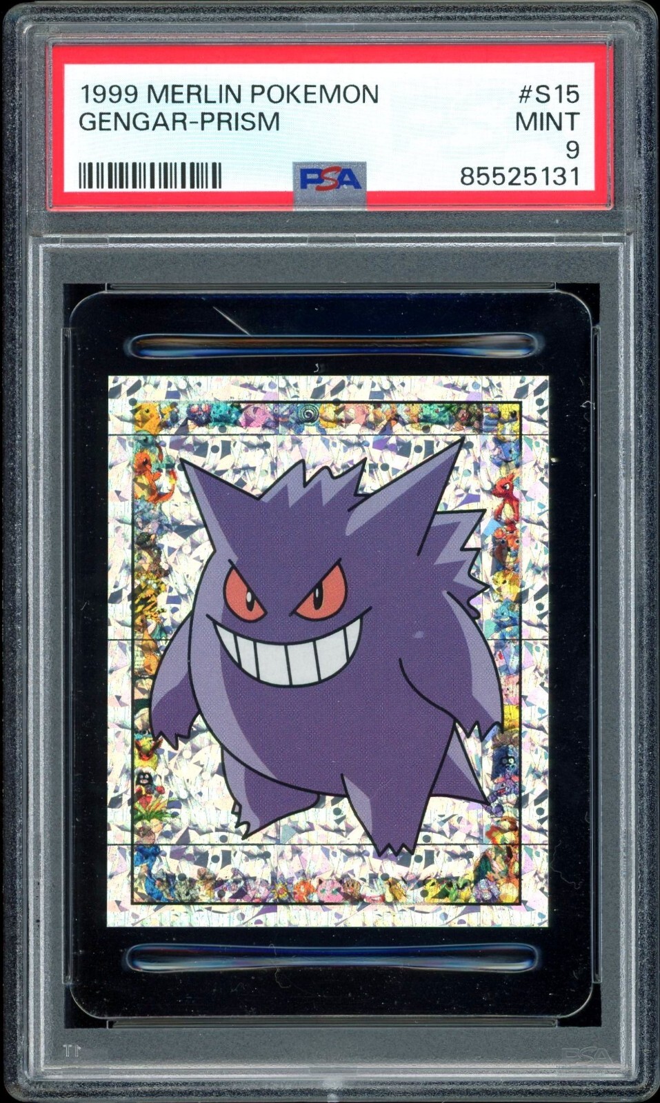 Gengar 1999 Merlin #S15 Prism Sticker PSA 9 Price Guide - Sports Card ...