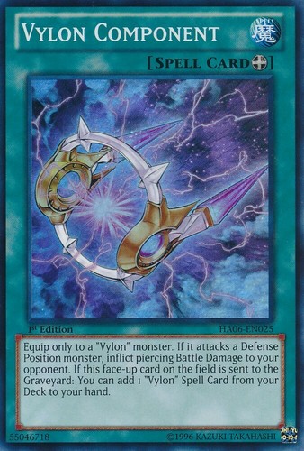 YU-GI-OH TRADING CARD GAME SINGLE FOIL CARD VYLON COMPONENT | eBay