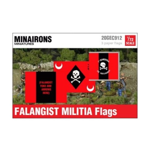 Minairons Spanish Civil War 1:72 Falangist Militia Flags New | eBay