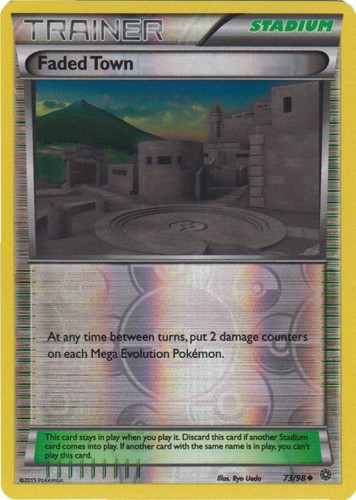Faded Town - 73/98 - Uncommon - Reverse Holo NM, English Pokemon ...
