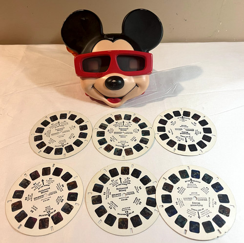 Viewmaster Disney Hollywood Mickey Viewer with 6 Reels | eBay