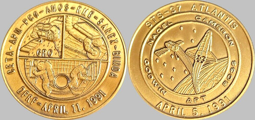 NASA BRONZE COIN ATLANTIS CETA-APM-PCG-RME-SAREX-BIMDA STS-37 | eBay