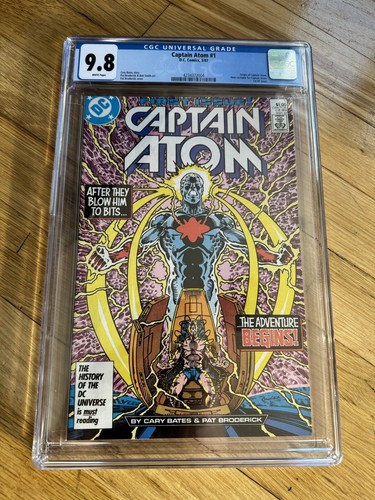 💫 1987 CAPTAIN ATOM #1 CGC 9.8 1st Appearance, Origin & Costume in DC ...
