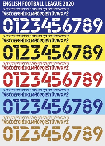 Custom EFL Football League 2020 MIND Custom nameset football shirt ...