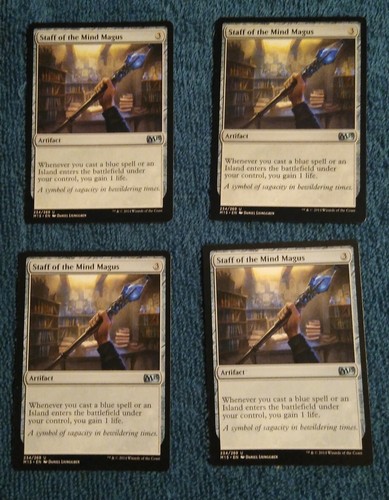 MTG M15 STAFF OF THE MIND MAGUS UNCOMMON X4 | eBay