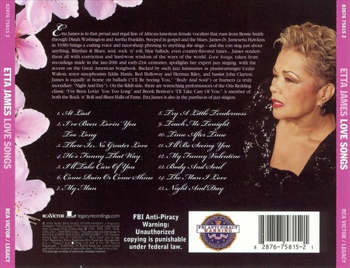 ETTA JAMES - LOVE SONGS [RCA VICTOR/LEGACY] NEW CD 828767581521| eBay