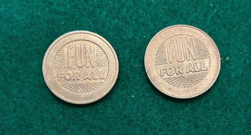 GOOD-TIME TOKEN - FUN FOR ALL Tokens - LOT of 2 | eBay