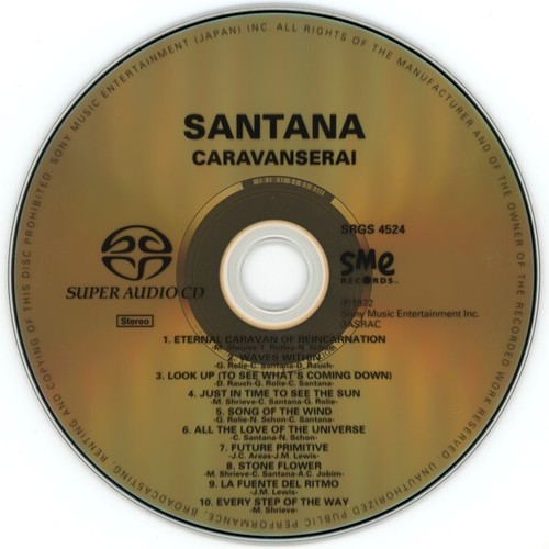 Santana Caravanserai JPN SACD Digipak (1999) | eBay