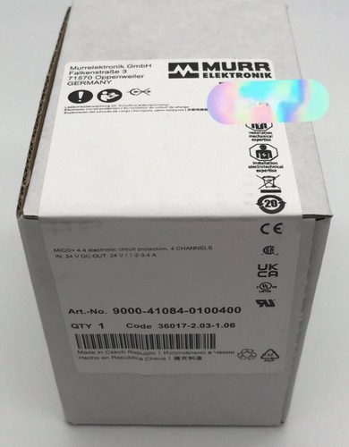 1pcs MURR Current Distributor 9000-41084-0100400 | eBay