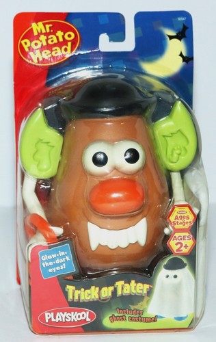 Trick or Tater Mr. Potato Head Halloween Vampire Glow in Dark Eyes NEW ...