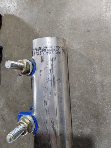 Smith-Blair Redi-Clamp 244 • 1” Pipe • 6” Long • Stainless Steel ...