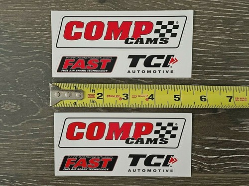 COMP Cams, FAST, TCI Automotive Sticker Sheets (2) for Car, Truck or ...