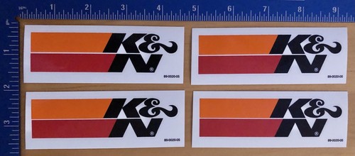 4 K&N FILTERS real authentic racing decals stickers FORMULA 1 DRIFT ...