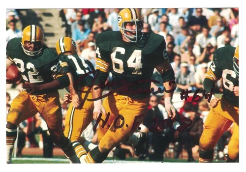 Jerry Kramer Signed Autographed 4 x 6 Photo Green Bay Packers HOF 2018 ...
