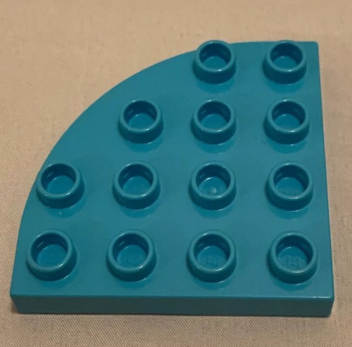 Lego Duplo 98218 Quarter Circle Aqua Replacement Piece | eBay