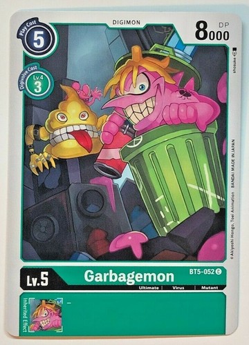 Digimon Garbagemon Battle of Omni BT5-052 C NM/M | eBay