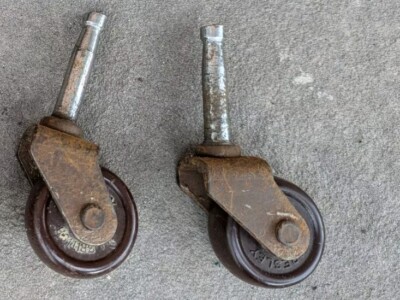 Vintage Castor Wheels in Antique Hardware & Home Antiques for sale | eBay