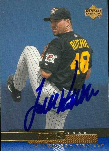 Todd Ritchie autographed Baseball Card (Pittsburgh Pirates) 2000 Upper ...