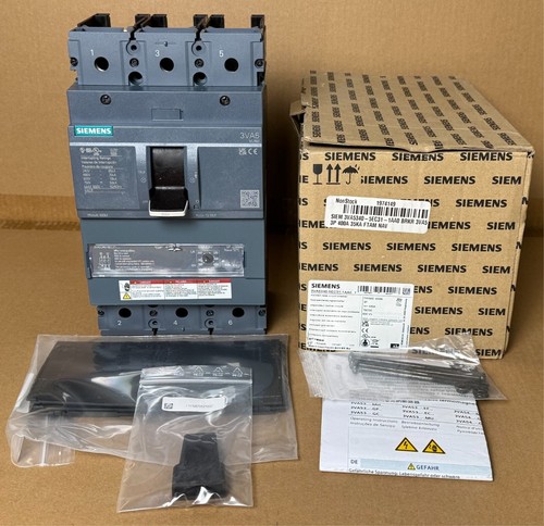 NEW Siemens 3VA 3VA5340-5EC31-1AA0 3 Pole 400 Amp 600V Circuit Breaker ...