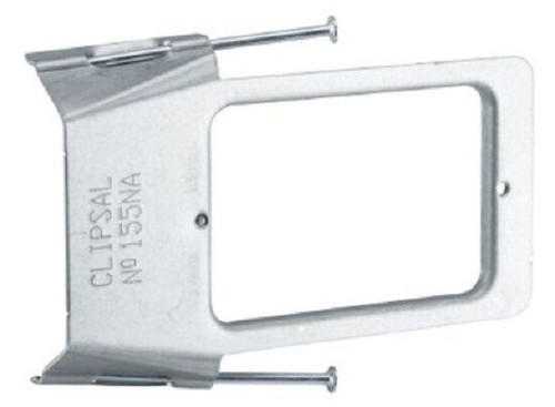 4x Clipsal METAL MOUNTING BRACKETS 72x37mm 1-Gang Skew Nail Fixing ...