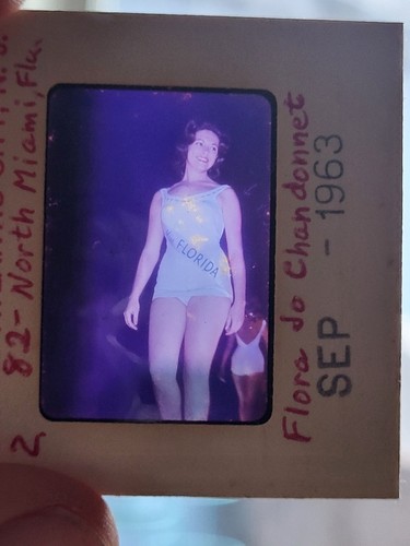 Miss America Beauty Pageant Bathing Suit Miss Florida 1963 Flora Jo ...