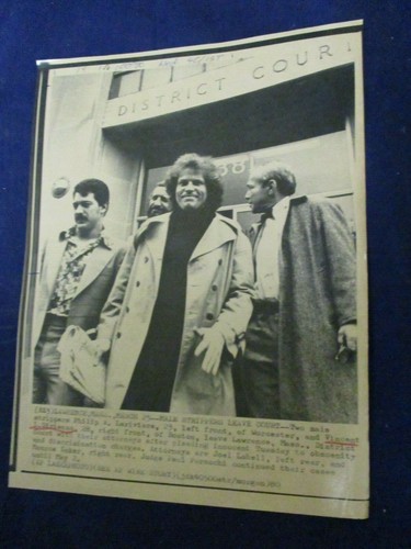 Wire Press Photo 1980 Philip Larivier Vincent Dirienzo strippers ...