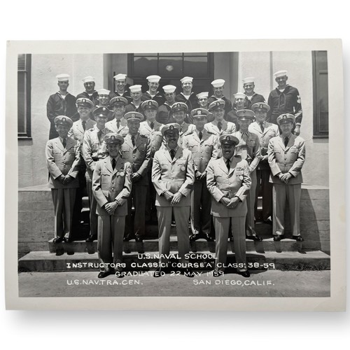 1959 US Naval Training Center, San Diego, Instructors Group Photograph ...